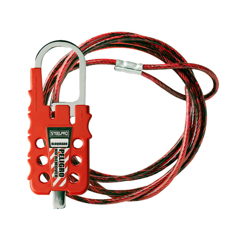 BLOQUEO AJUSTABLE CON CABLE DE 2 METROS - eppseg
